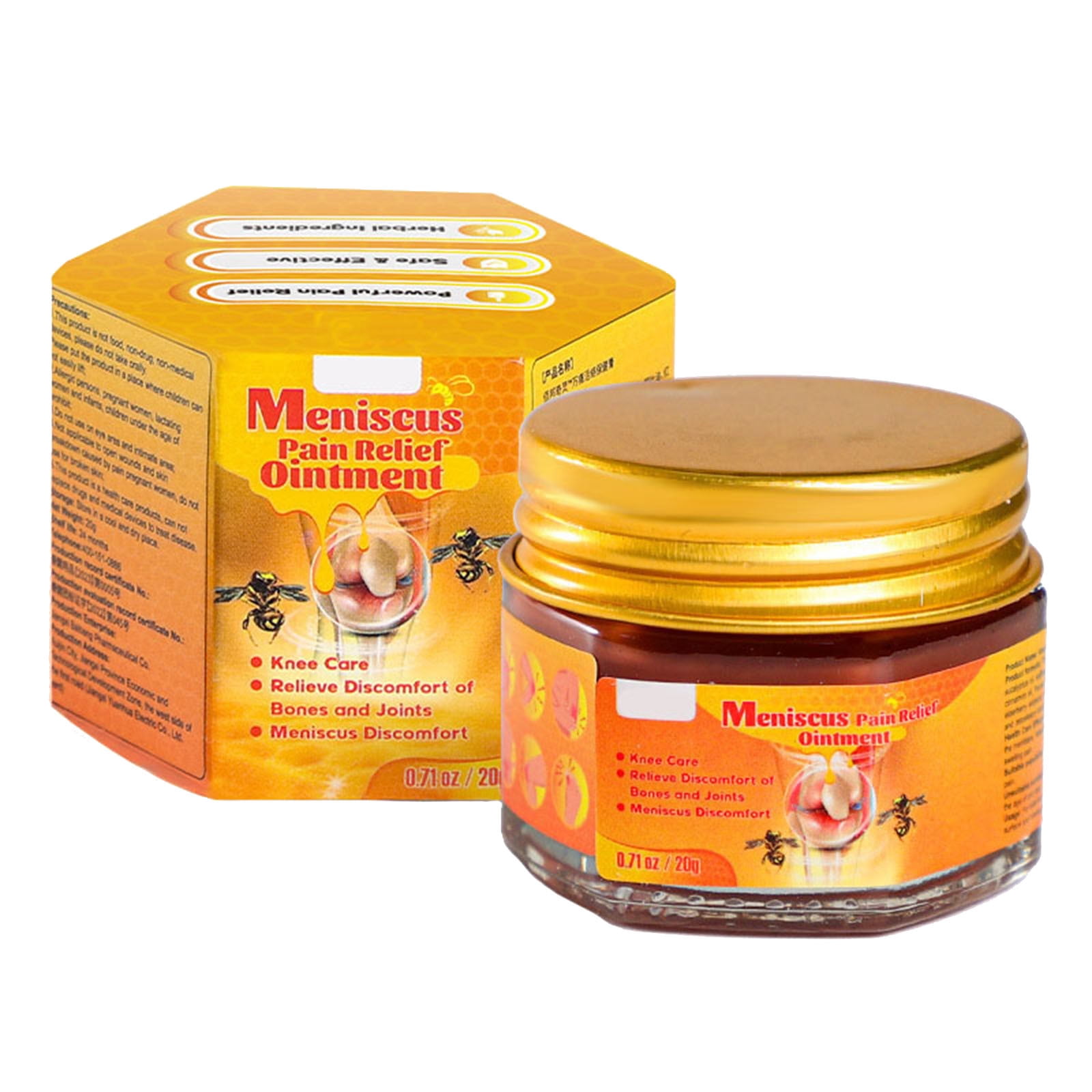 HHEN Bee V?enom Knee Joint Synovial Paste Massage Paste Effectively ...