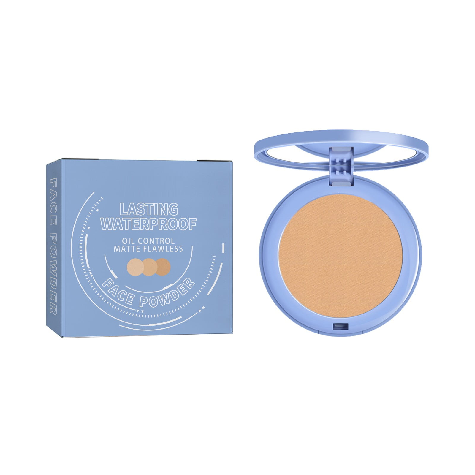 HHEN Oil Control Face Powder,Smooth Setting Powder Makeup,Waterproof ...
