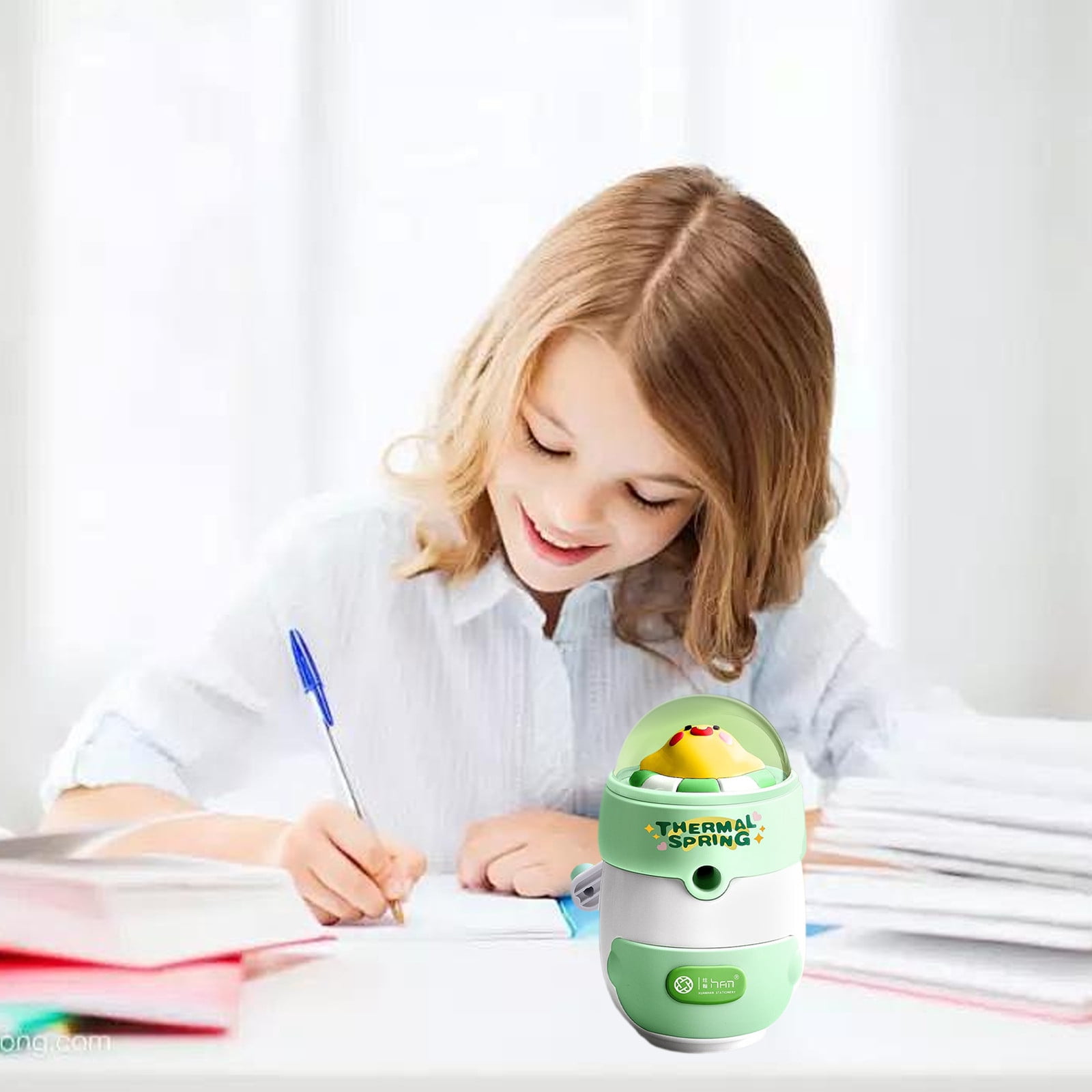 HHFEN Pencil Sharpener For Primary School Students Hand-cranked ...