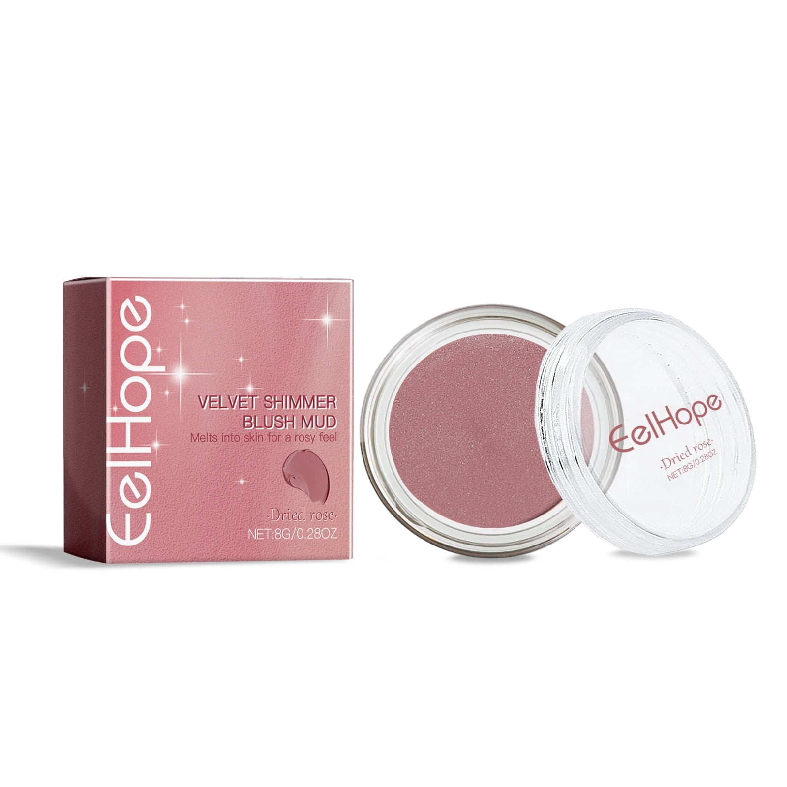 HHFZG Velvet Thin And Glittering Blush Mud Series Natural Light Color ...