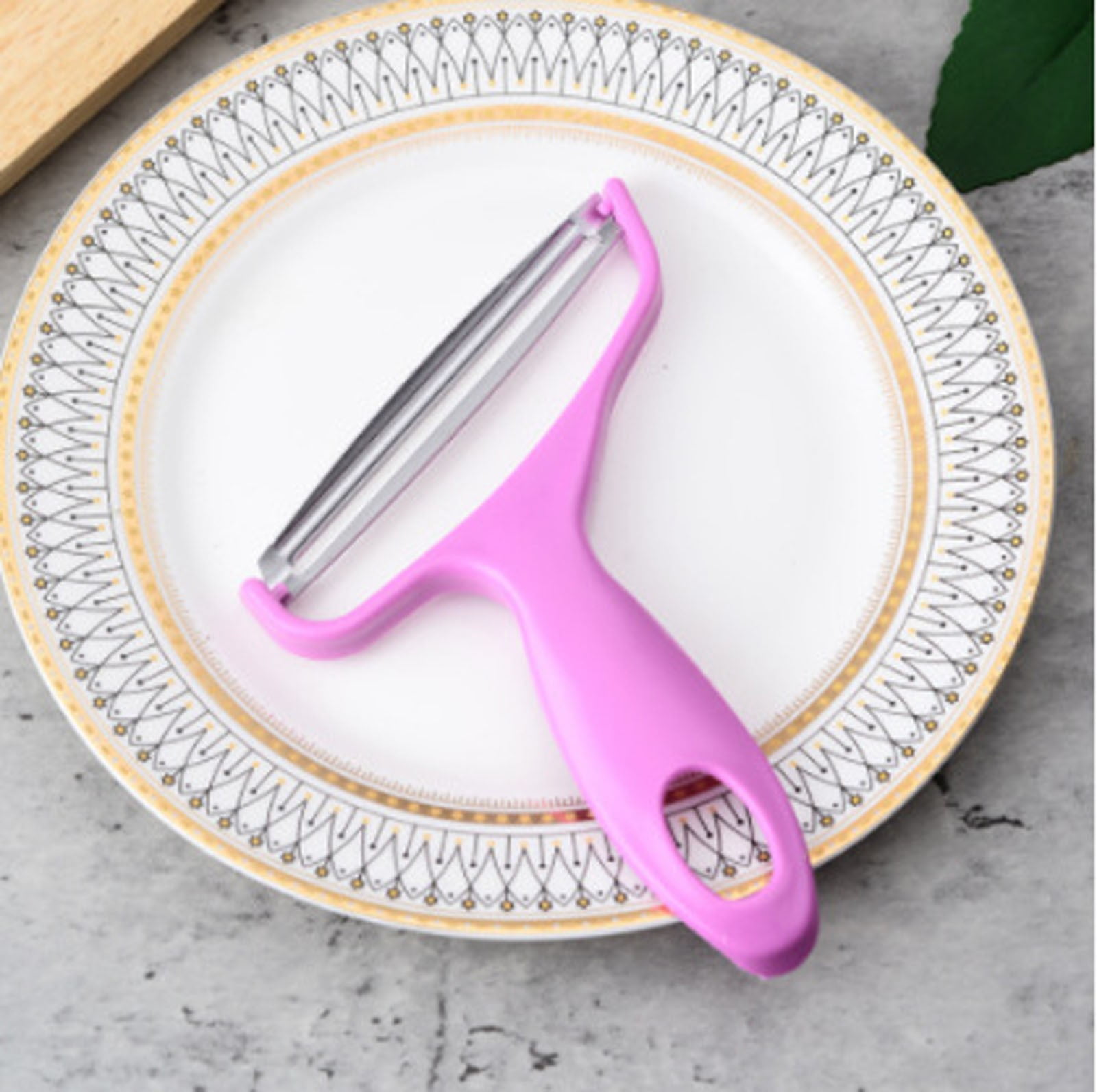 HHGBAD Cabbage Cutter Peeling Knife, Stainless Steel Vegetable Peeler ...