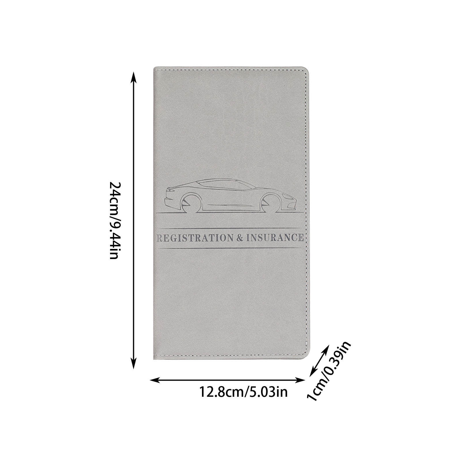 HHGBAD Car Insurance Document Holder, Synthetic Leather, Vehicle ...