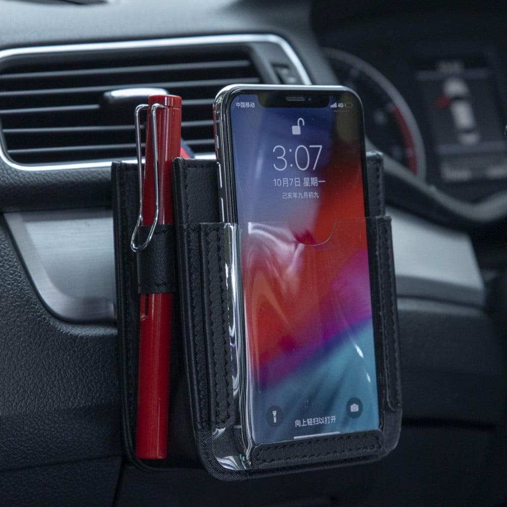 HHGBAD Multifunctional Car Pocket Organizer with Clear Phone Pouch ...