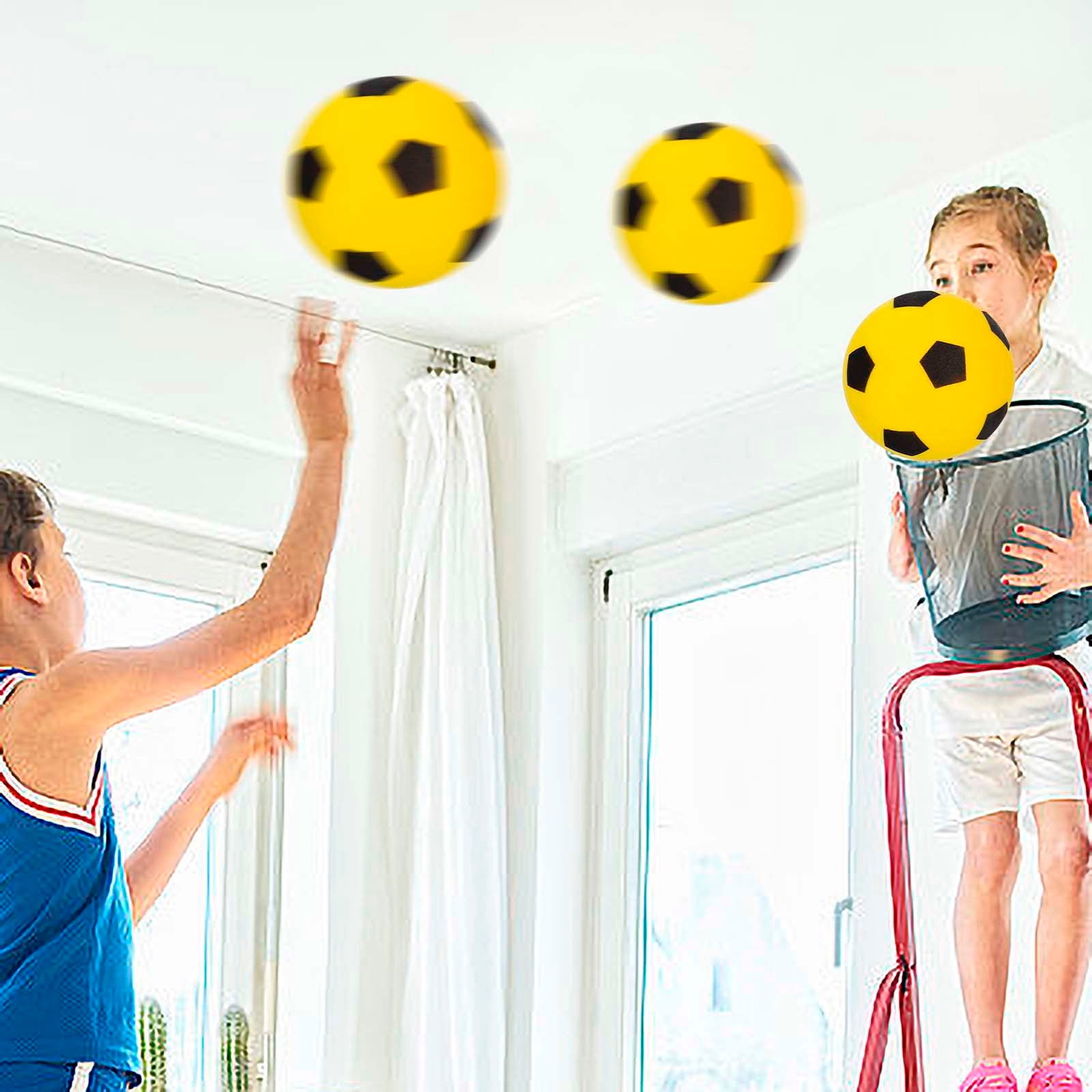 HHGBAD Mute Ball Silent Indoor Football - Noiseless Foam Training Ball ...