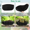 NOGIS Planter Basket Liners-3pcs 24 Inch Flower Basket Trough Liner ...