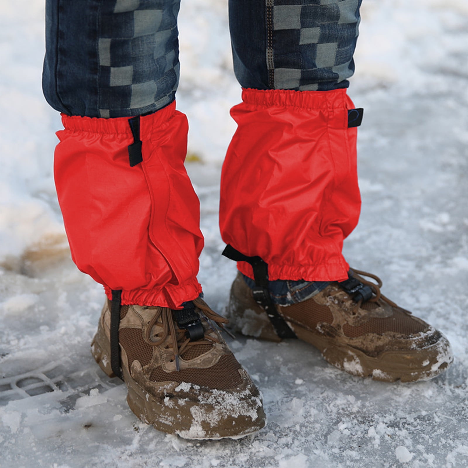 HHGBAD Outdoor Waterproof and Sandproof Short Gaiters for Hiking,Skiing ...