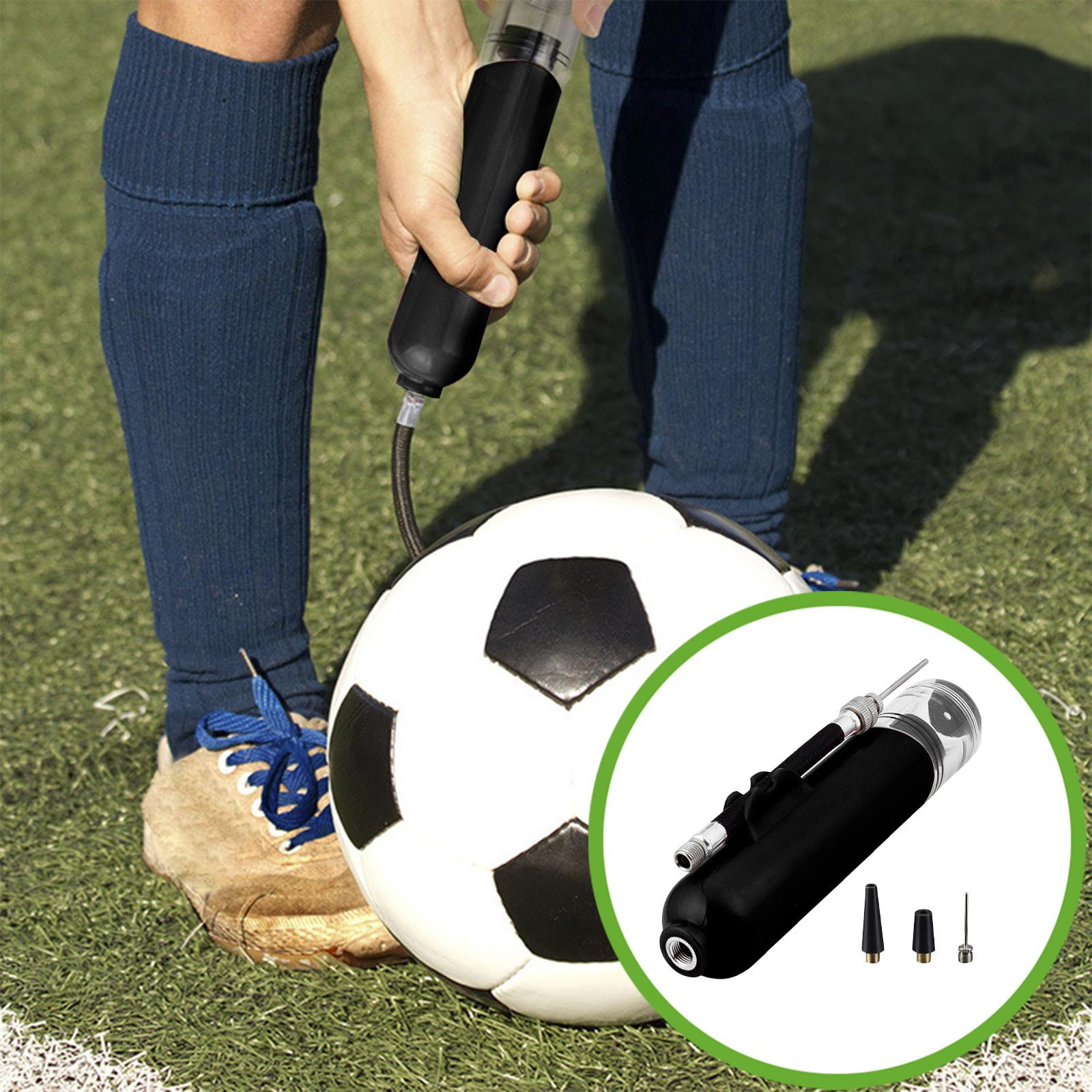 HHGBAD Portable Bidirectional Mini Ball Inflator - Multi-Purpose High ...