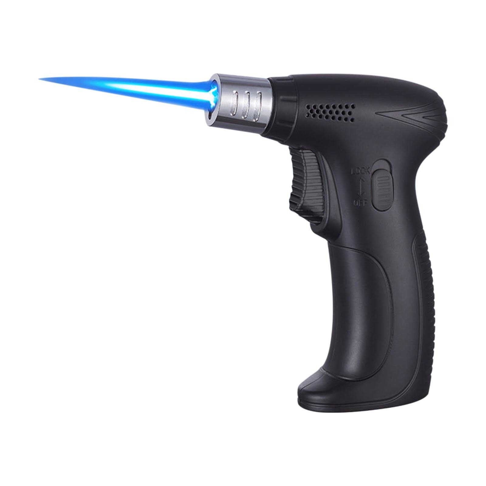 HHGBAD Refillable Butane Culinary Torch, Adjustable Flame Kitchen ...