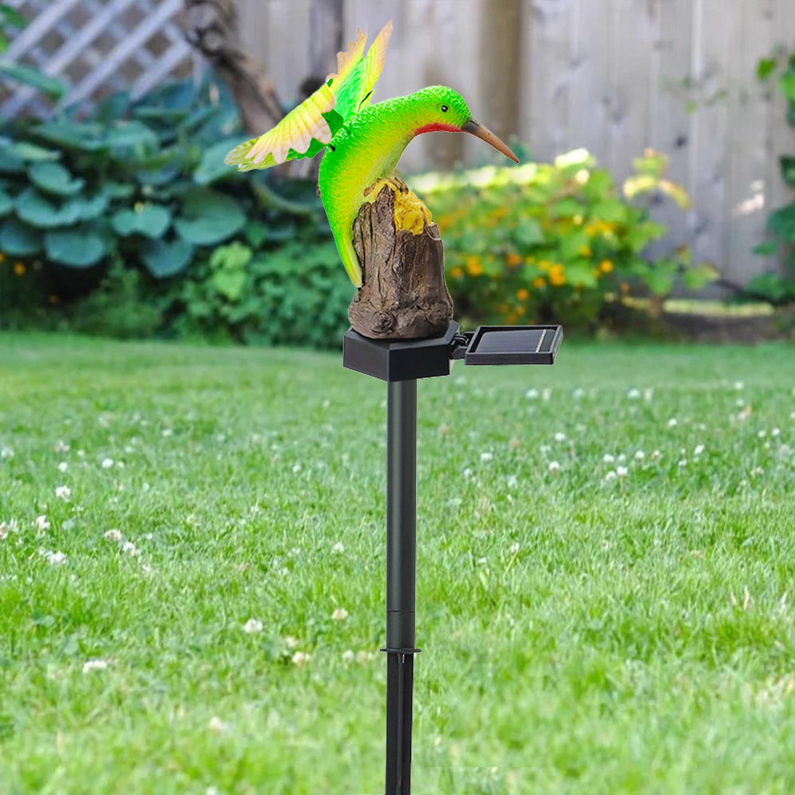 HHGBAD Solar Outdoor Courtyard Lights - Hummingbird Design,Warm LED ...