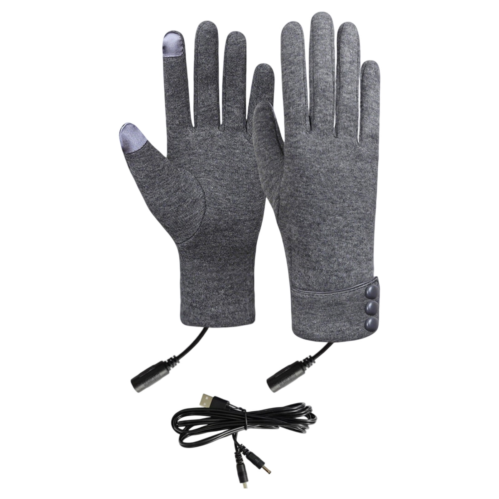 HHGBAD USB Heated Gloves for Cycling & Driving, Rechargeable Winter ...