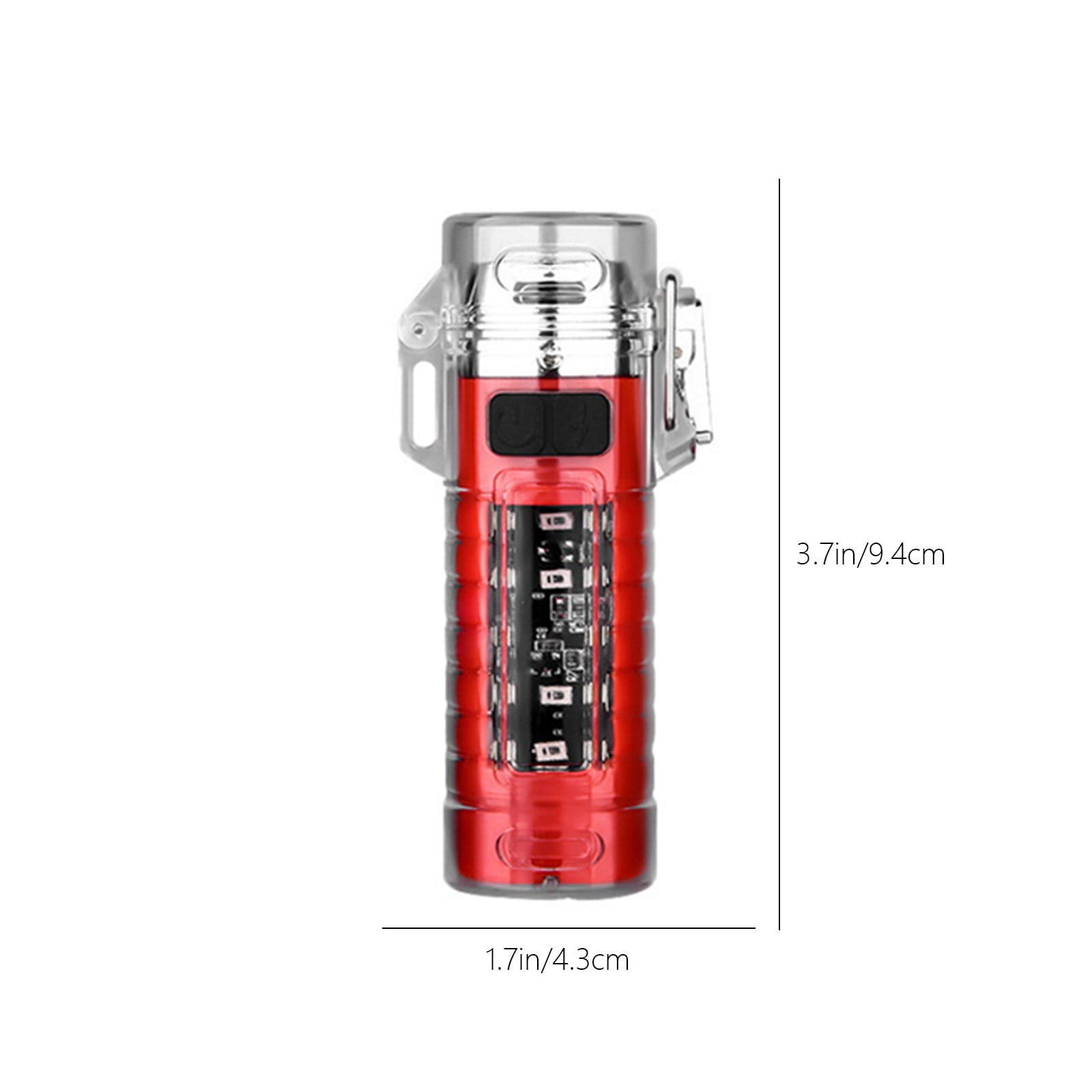 HHGBAD USB Rechargeable Flashlight Lighter, Waterproof Design, Compact ...