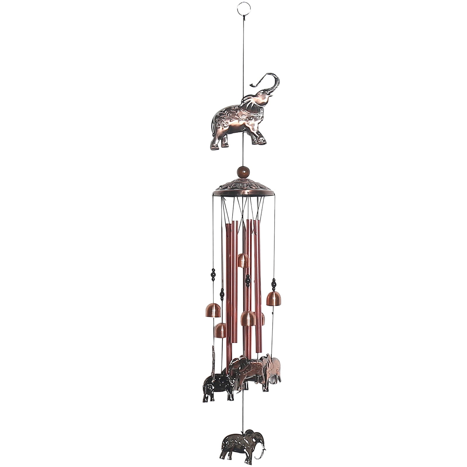 HHGBAD Vintage Copper Iron Wind Chimes, Outdoor Balcony Decoration ...