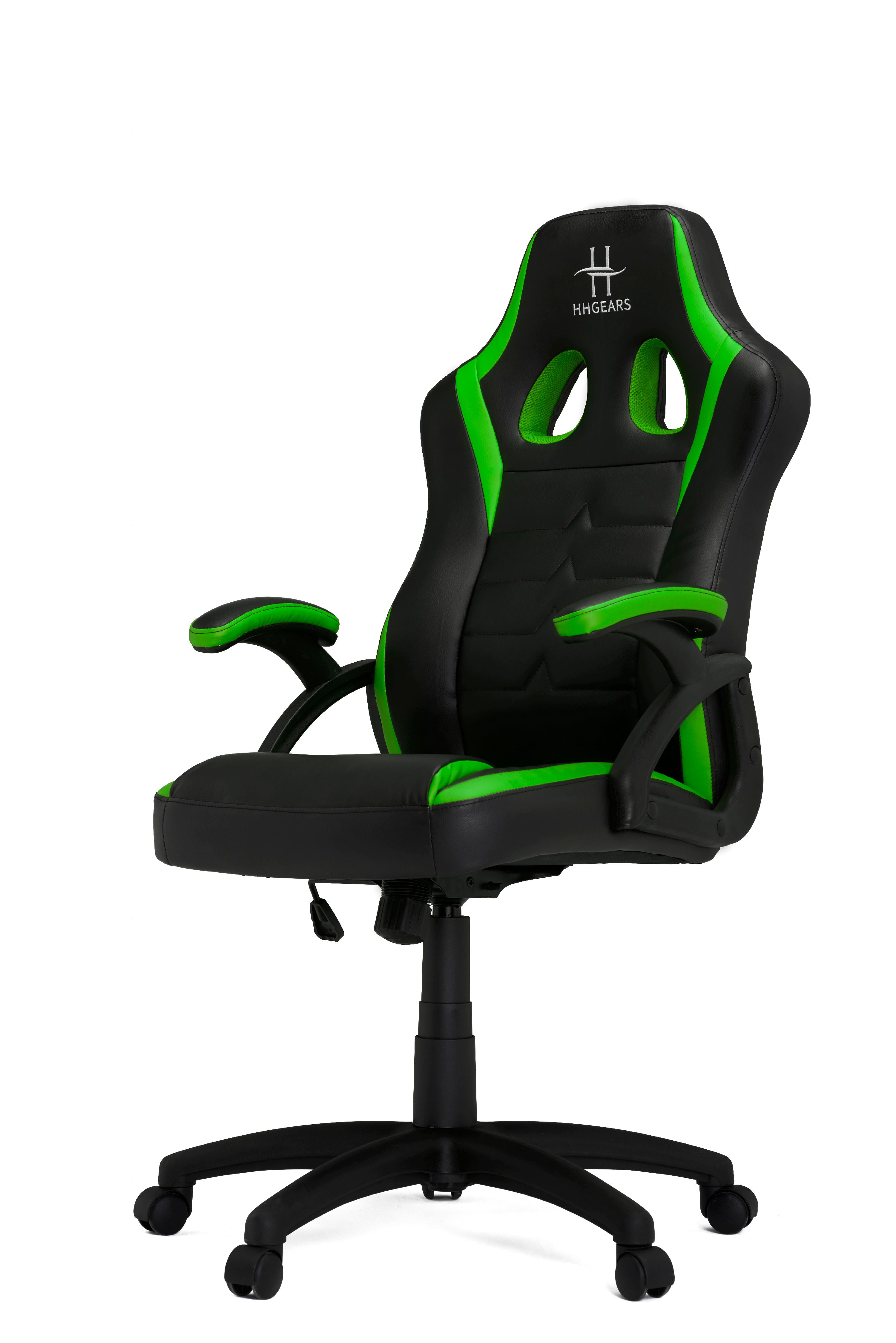 HHGears SM115 Gaming Chair Black and Green - Walmart.com