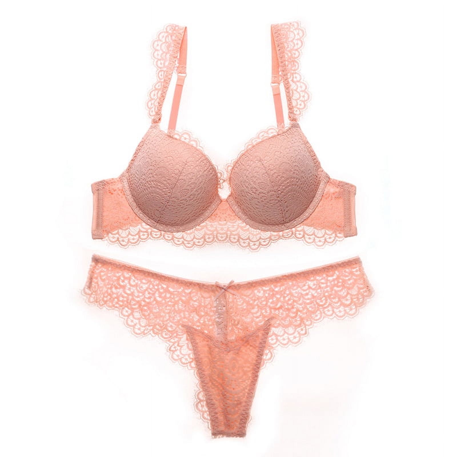 HHH 2022 New Lace Eyelash Lace Push up Bra Set Sexy Pattern Double Breasted Bra Set - Walmart.com