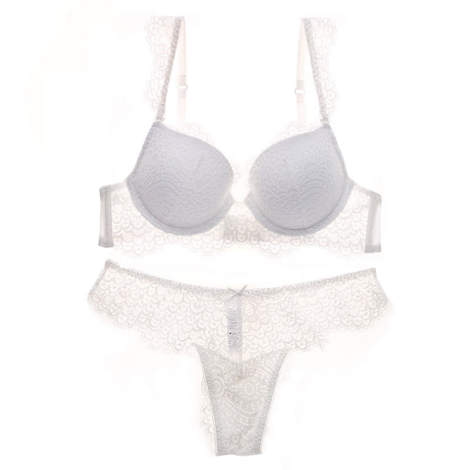 HHH 2022 New Lace Eyelash Lace Push up Bra Set Sexy Pattern Double Breasted Bra Set - Walmart.com