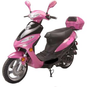 Pink Motor Scooter