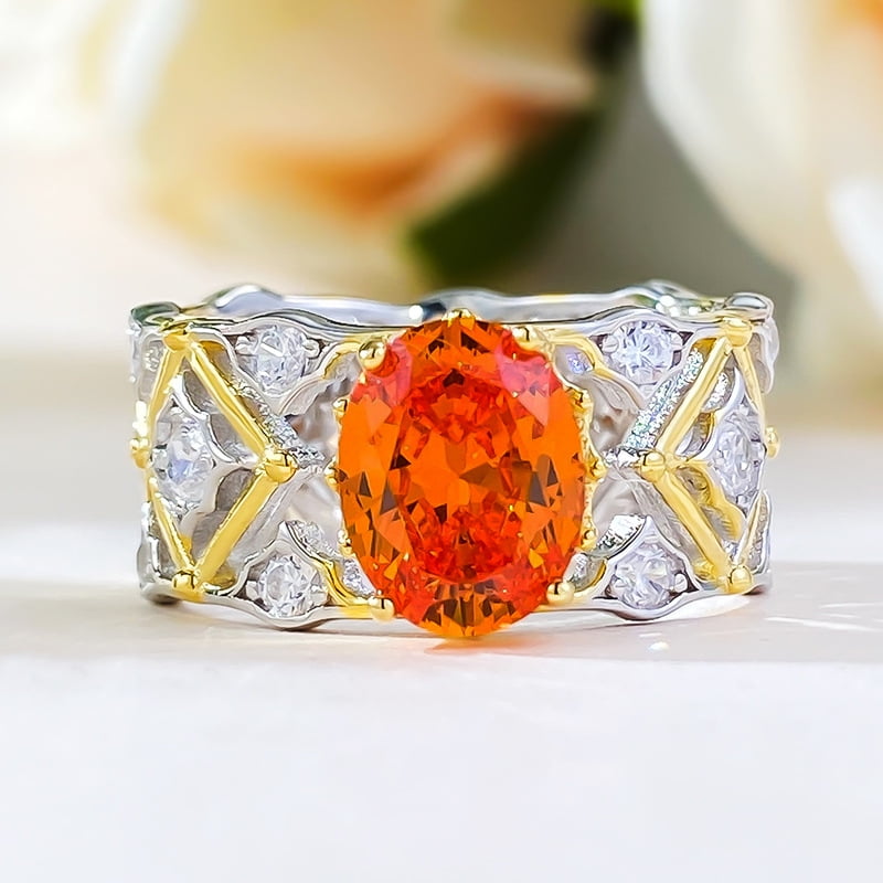 HHH 2025 New Craft Court Retro 7 * 9mm Fanta Orange Ring Socialite ...