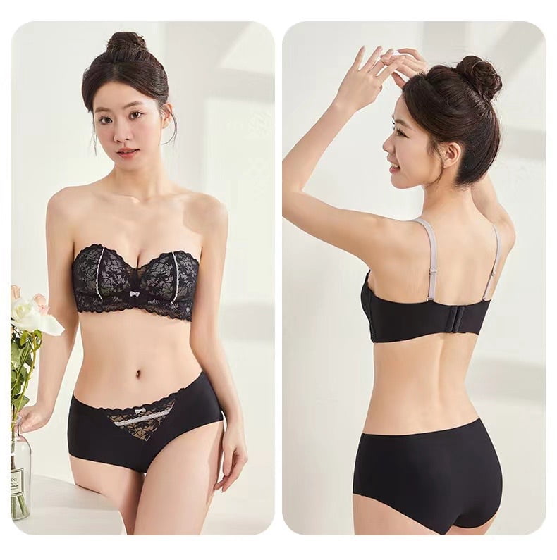 Hhh 313 Sexy Lace Lingerie Female Push Up Push Up Anti Sag Breast