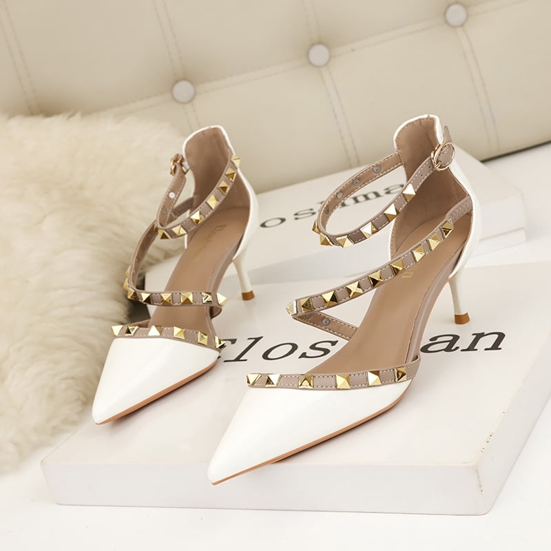 HHH 859-3 Simple Sexy Nightclub Stiletto Heel High Heels Shallow Mouth ...
