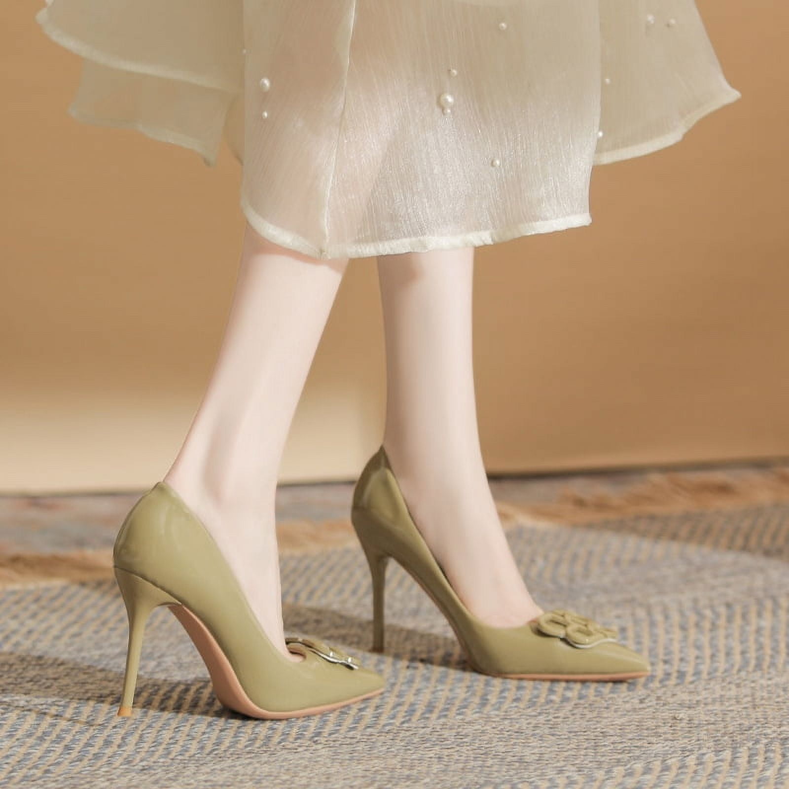 HHH 918-9B Pointed High Heel Shoes Women's Stiletto Heel 2024 Summer ...