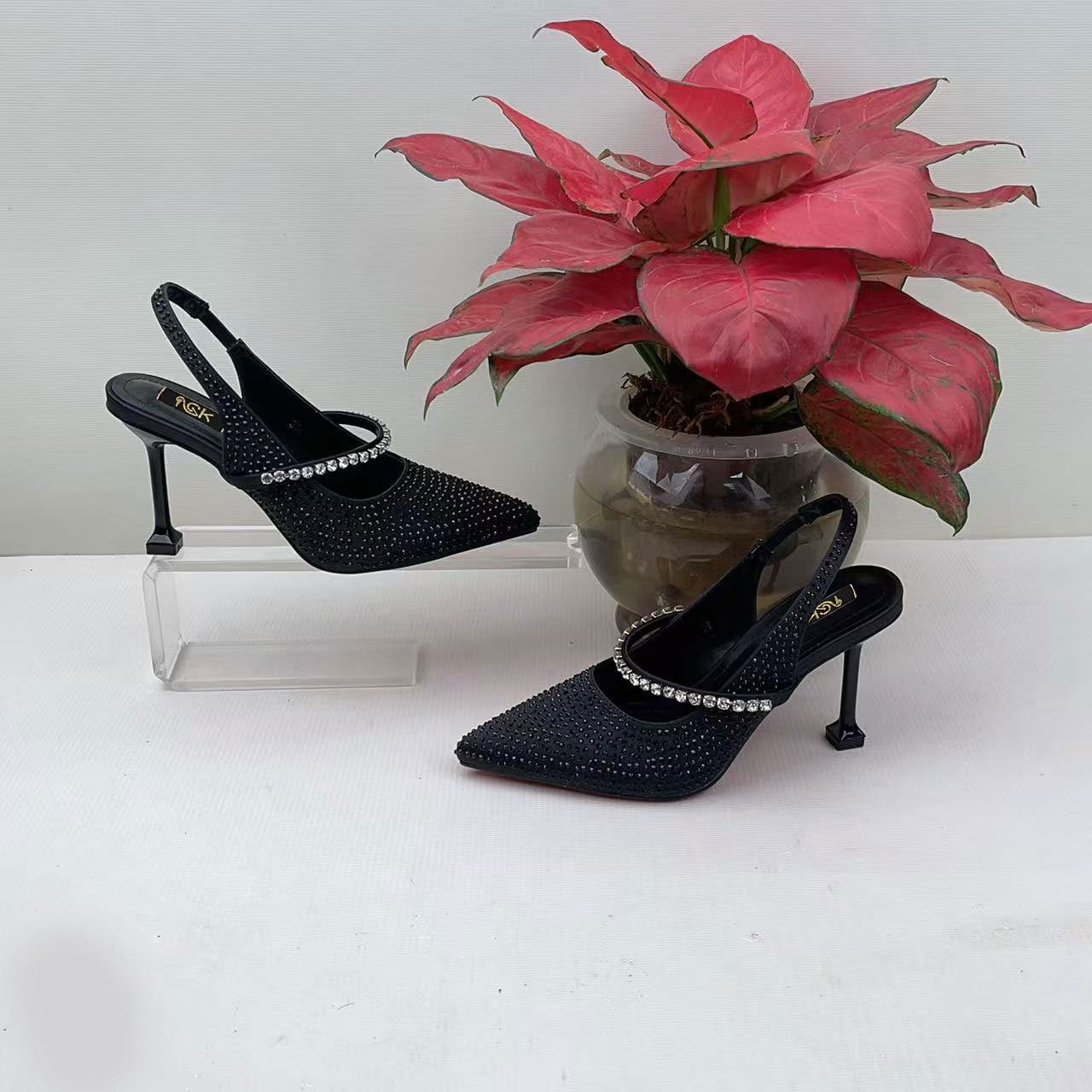 HHH Adult Lady like Woman Rhinestone Sandals for Women 2024 New Fairy ...