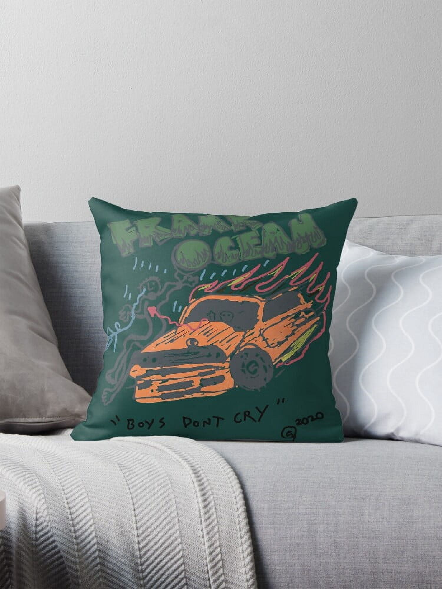 HHH-Boys-Dont-Cry-Throw Pillow Covers Cases Cushion Cover Case Sofa Two ...