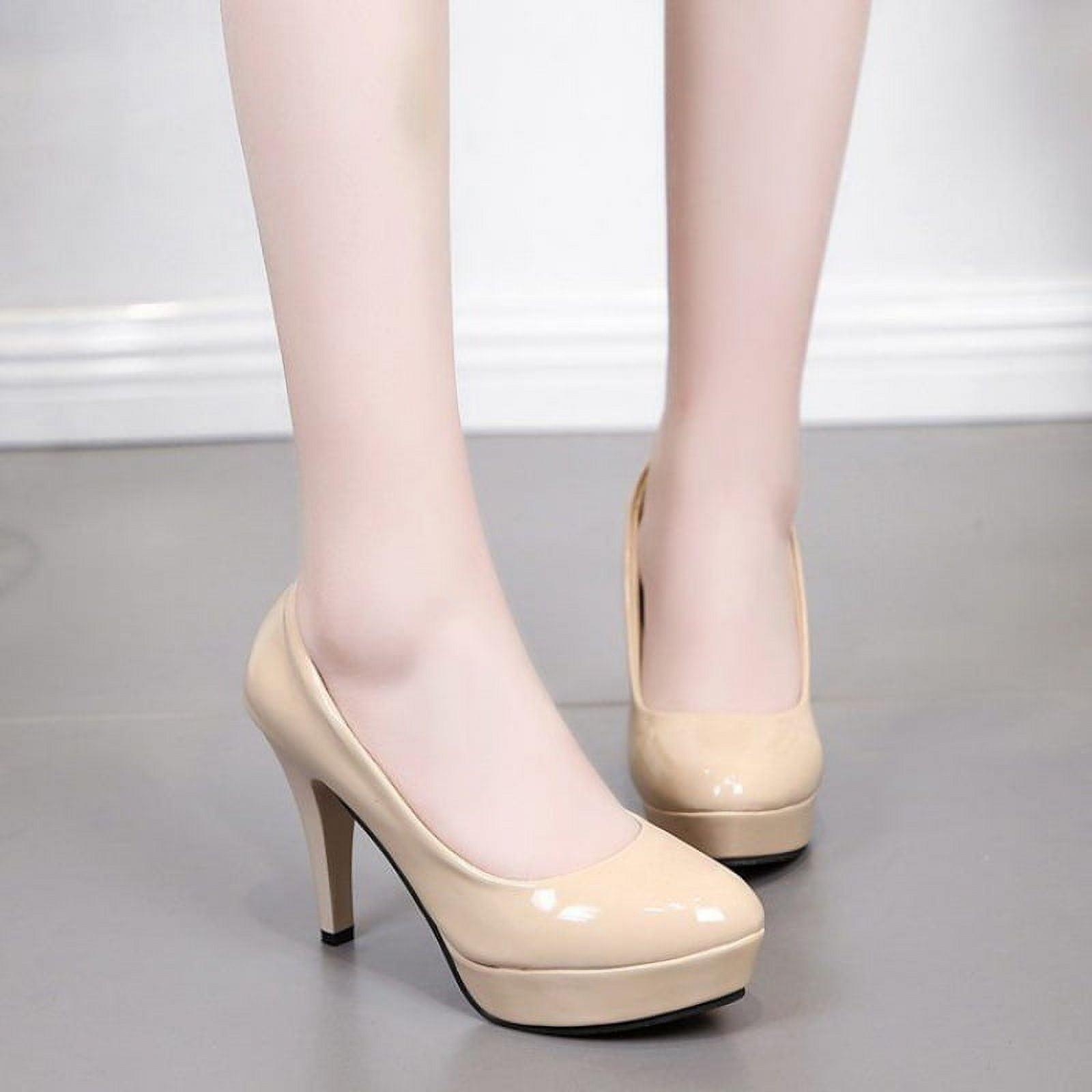 HHH Ceremonial High Heels Female Student Stiletto Heel Platform 5-8 ...