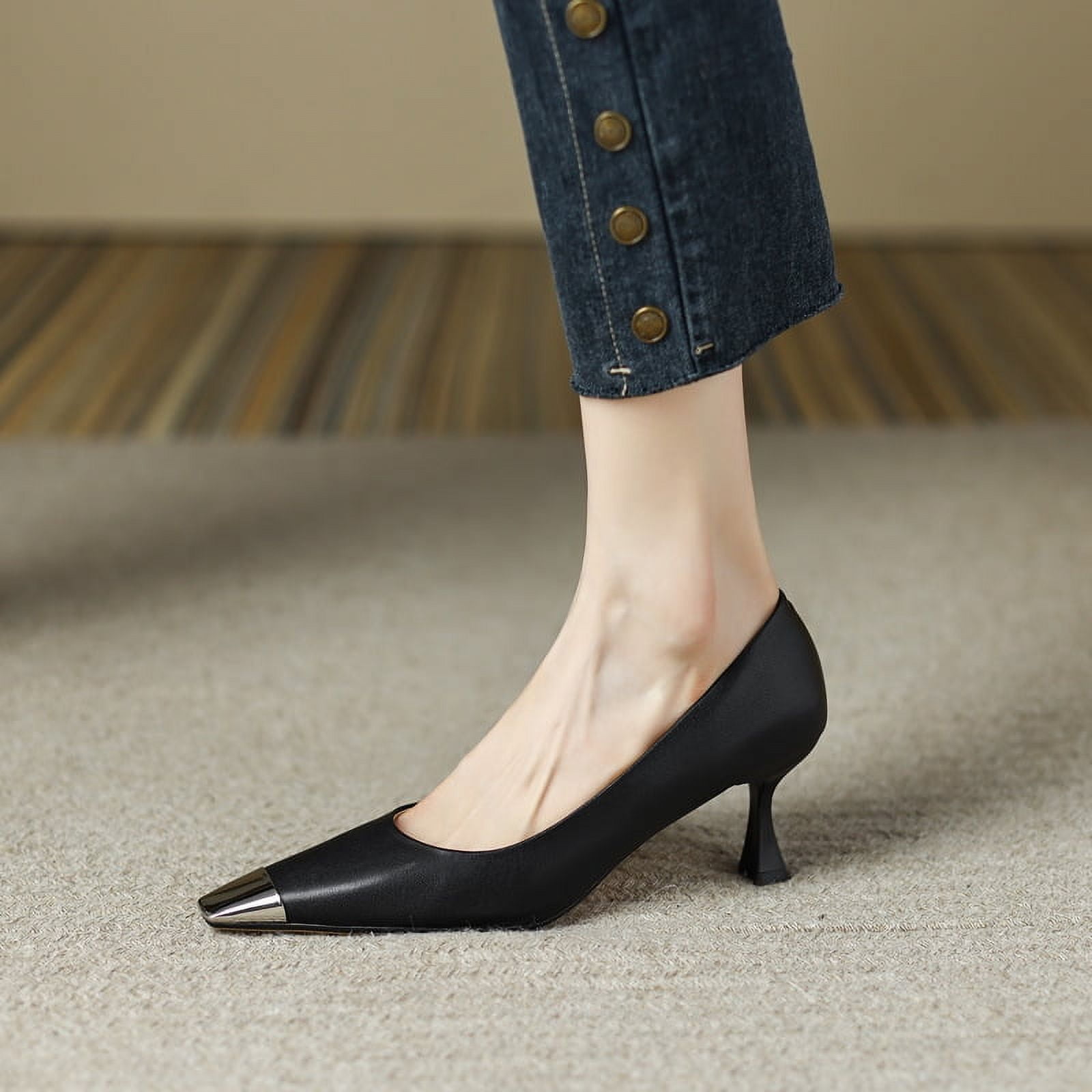 HHH French Style Pumps Women's Stiletto Heel Niche Design Advanced ...