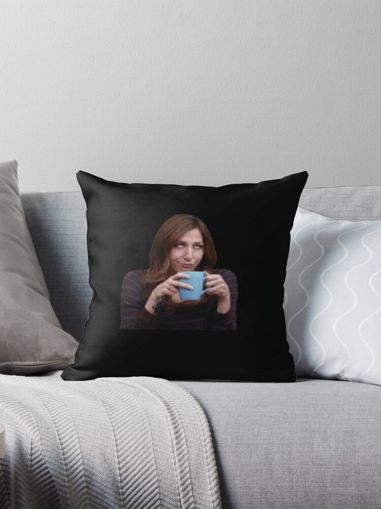 Hhh Gina Linetti Eye Roll Throw Pillow Covers Cases Cushion Cover Case Sofa Two Side