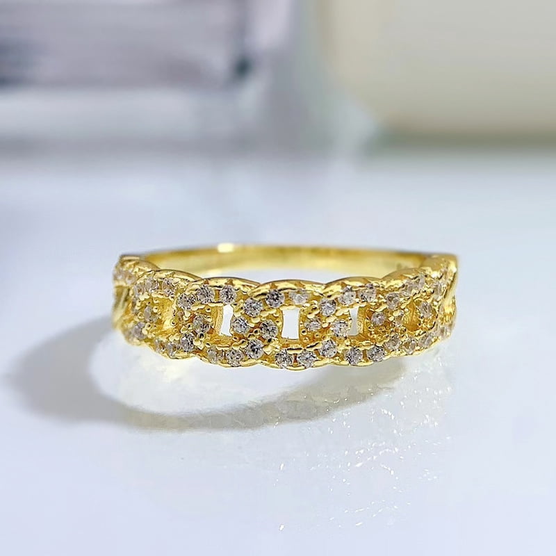 HHH Jewelry 2025 New 925 Silver Cuban Ring Ins Wind Ring Supply ...