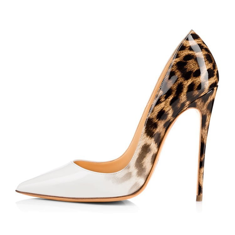 HHH Leopard Print High Heels 2024 Leopard Print Gradient High Heels ...