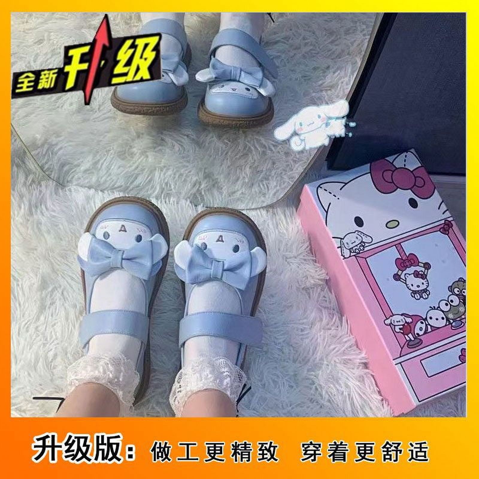 HHH Lolita Shoes 2024 New Japanese and Korean Style Bow Leather Shoes ...