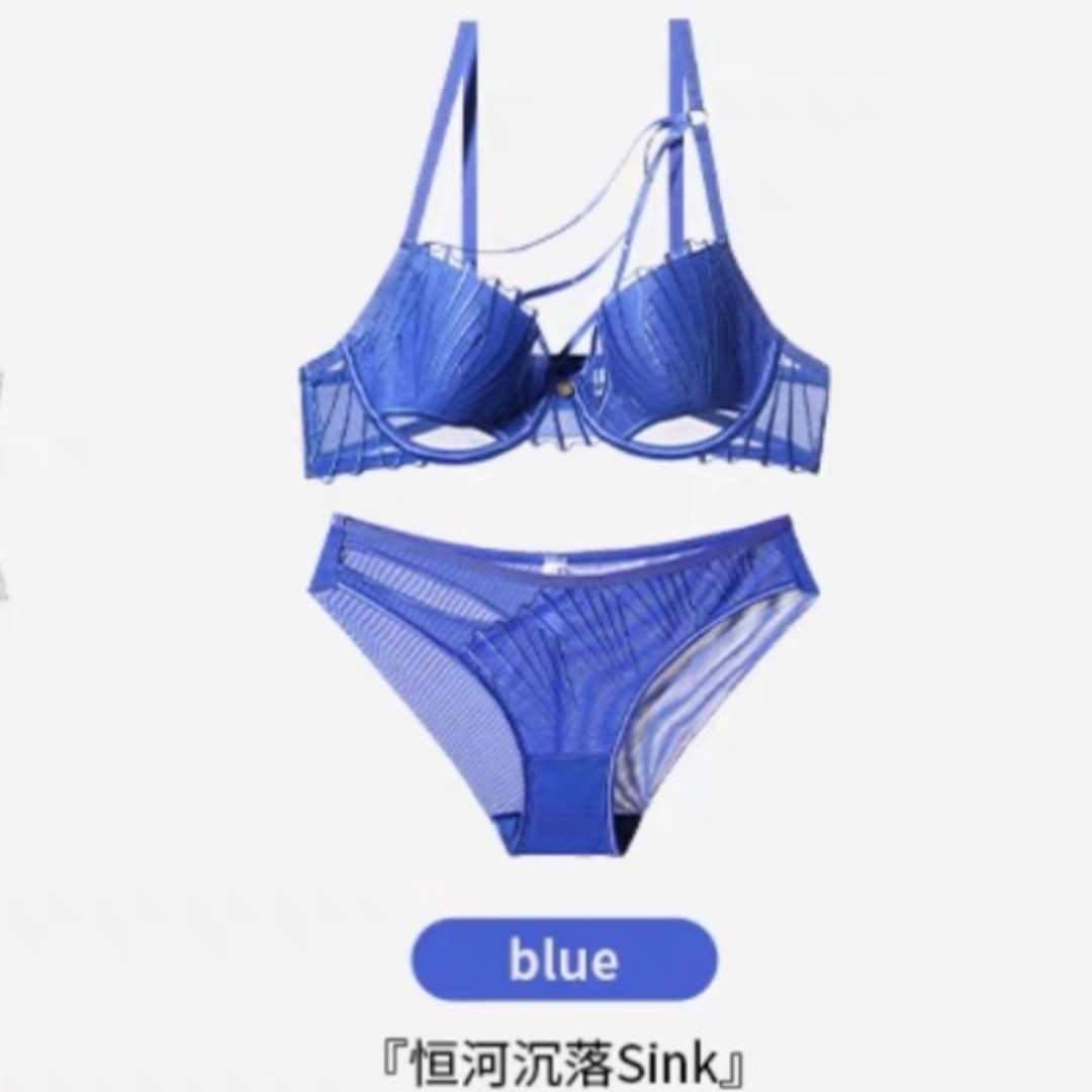 HHH New Thin Cotton Hollow Bra Lady Sexy Underwear Big Chest Small Push ...