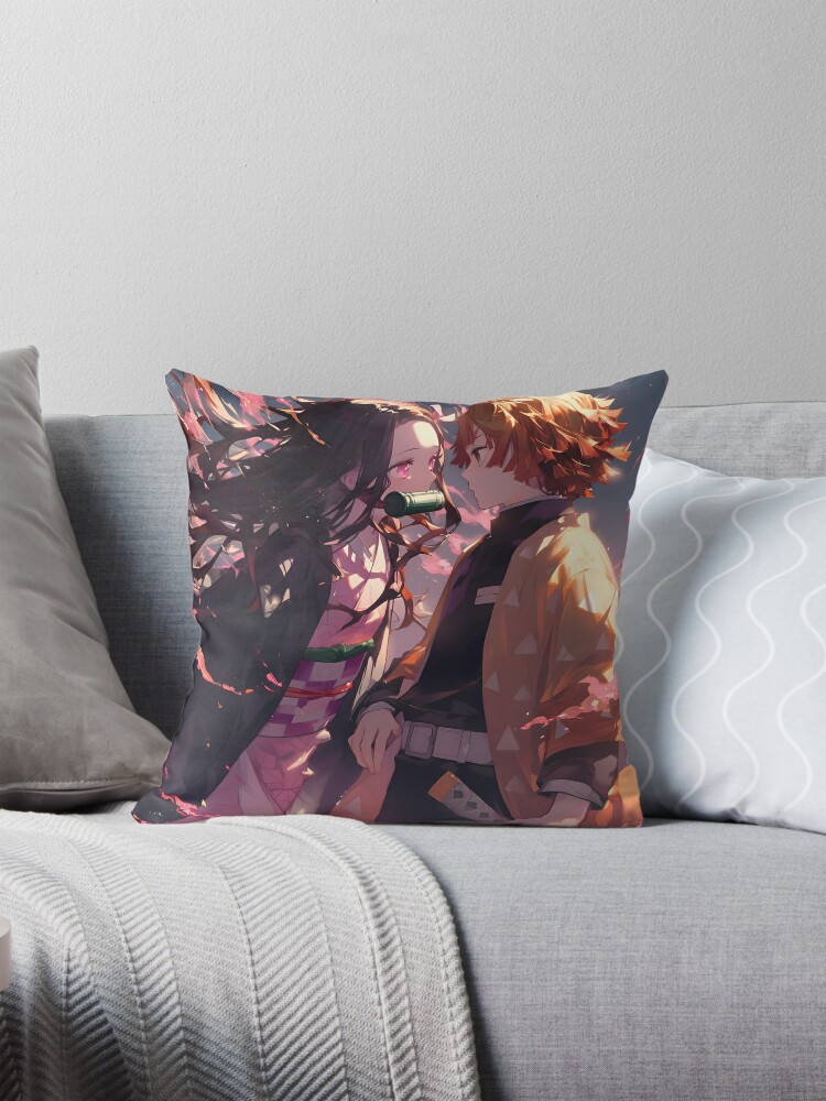 HHH-Nezuko-DS-Cute-Anime-Girl-Throw Pillow Covers Cases Cushion Cover ...