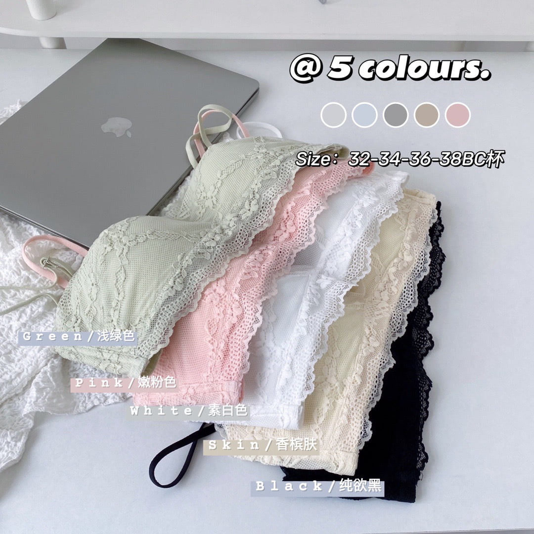 HHH Ruoruo Pure Oxygen Yarn Poem Tube Top Lace One-Line T-Shaped Design ...