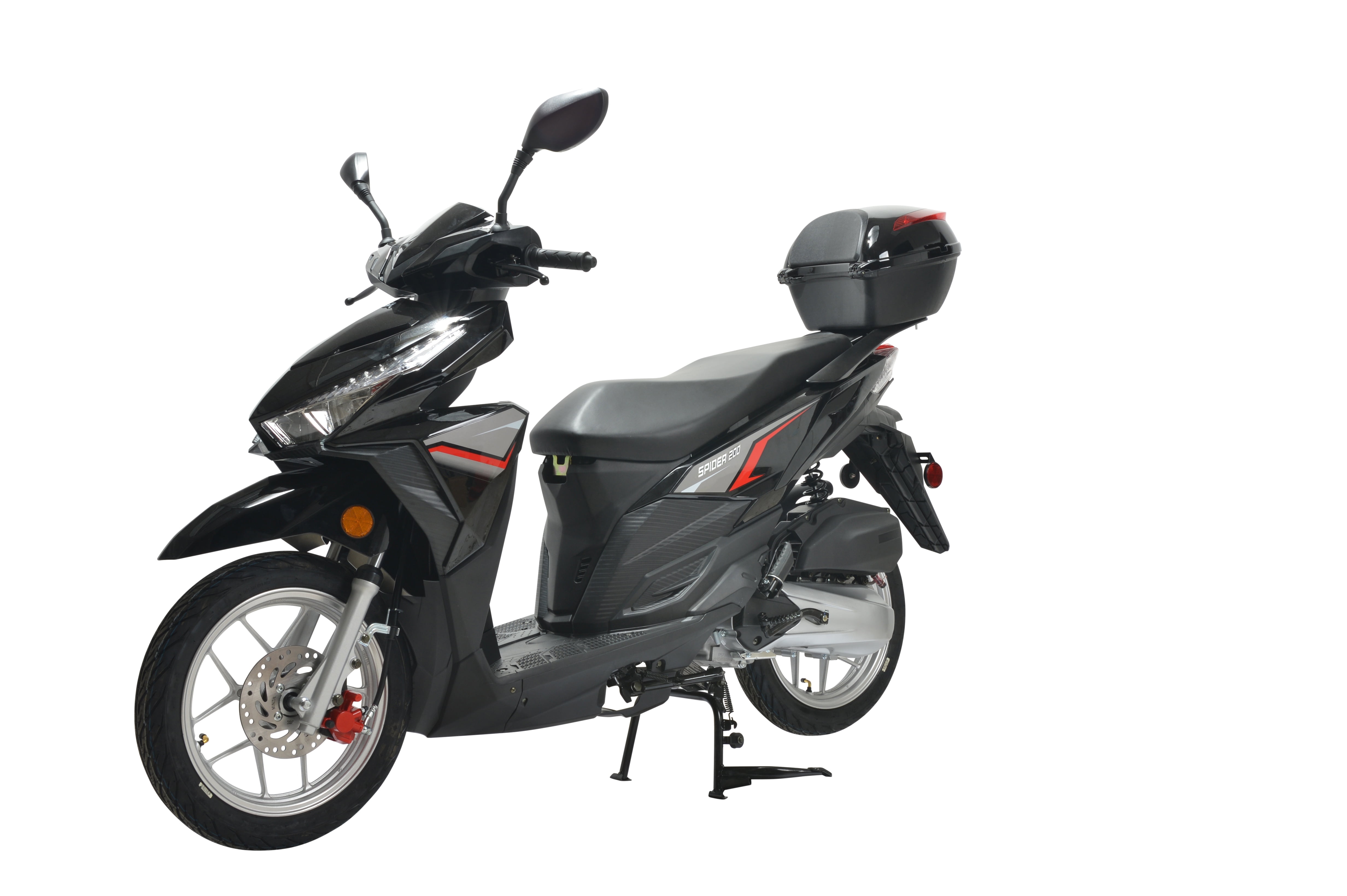 HHH Spider 200 Scooter EFI Fuel Injected Street Legal Scooter with 14 ...