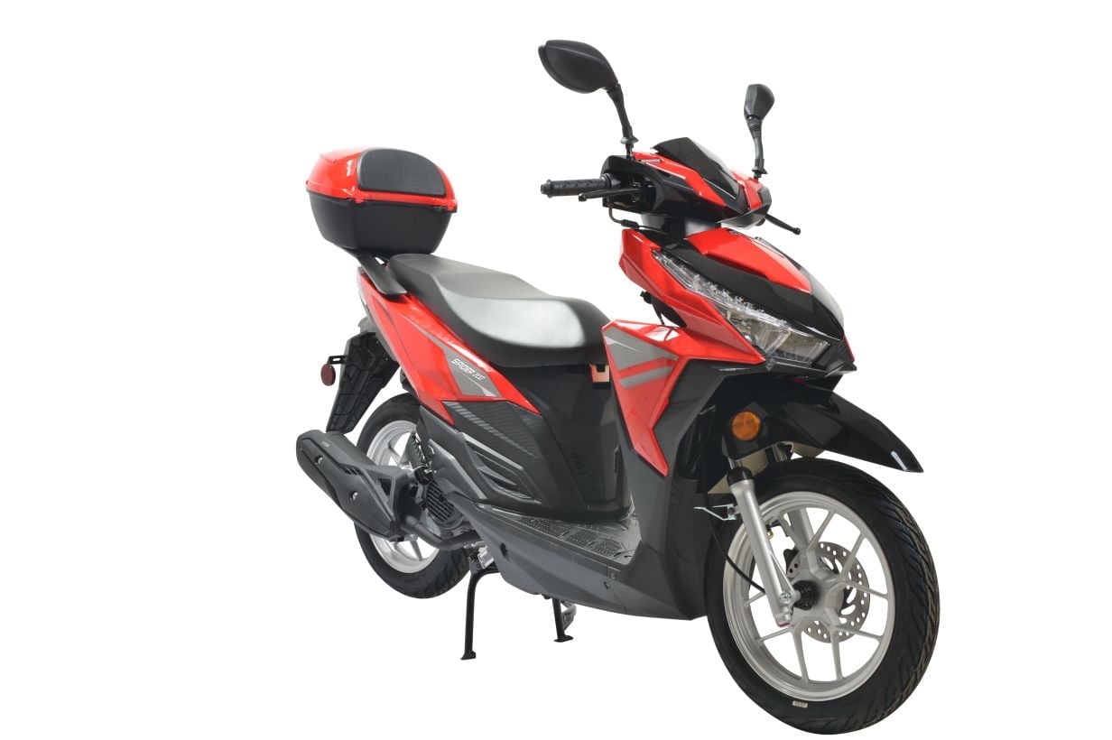 HHH Spider 200 Scooter EFI Fuel Injected Street Legal Scooter with 14 ...