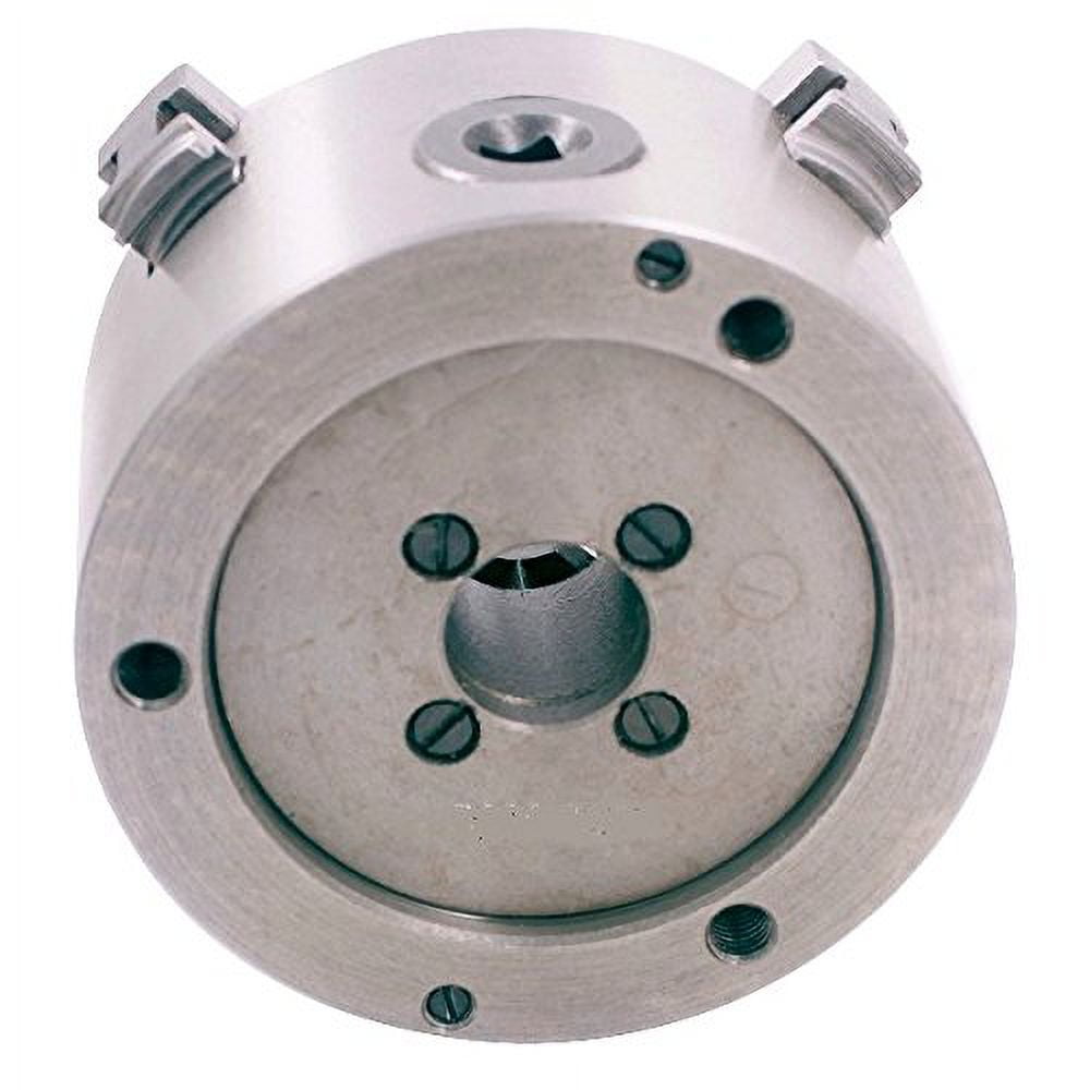 HHIP 3900-0423 4-Jaw Self-Centering Lathe Chuck Plain 3 Mounting Holes ...