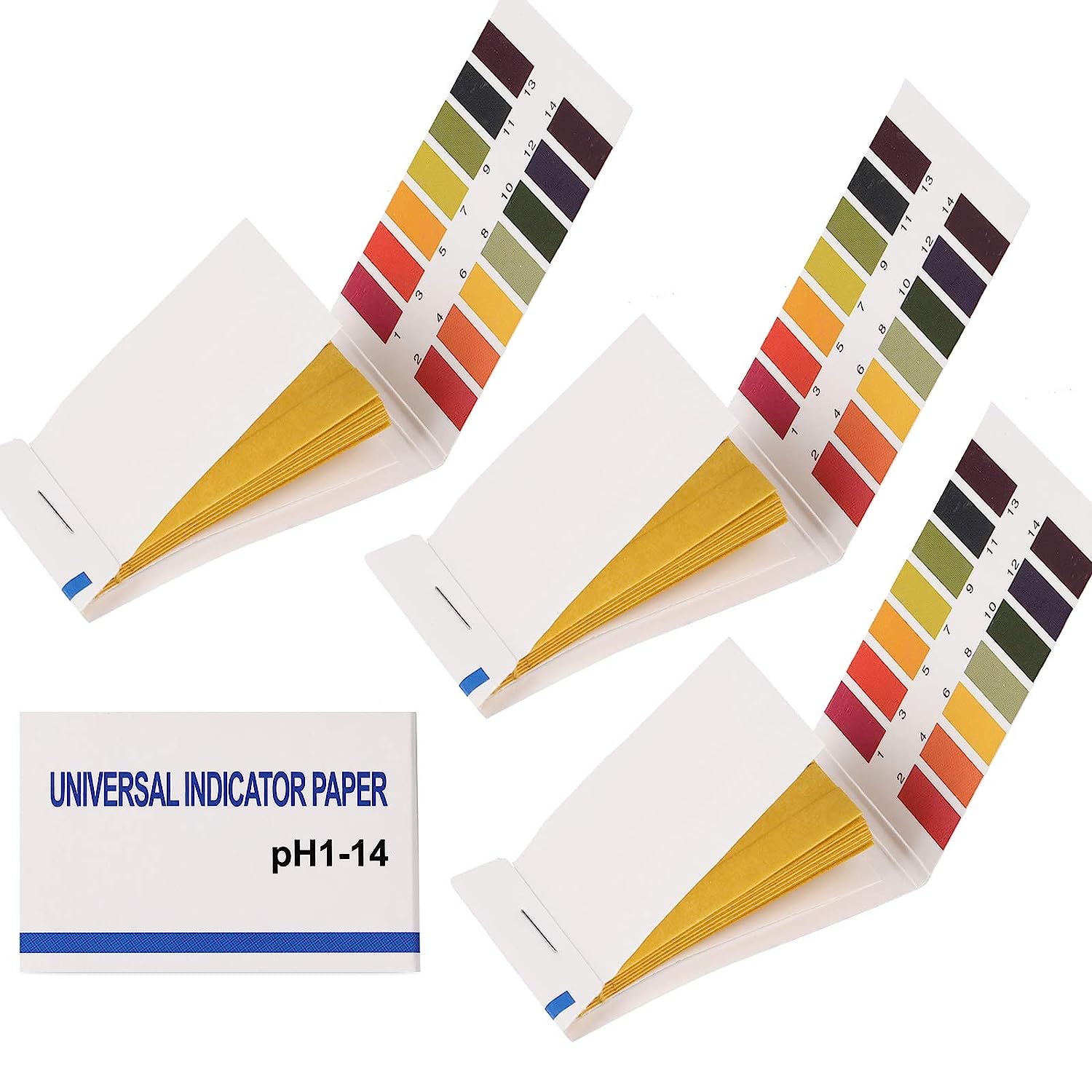 HHJ High Quality Design!pH Test Strips, 4 Packs of 320 pH. 1-14 Test ...