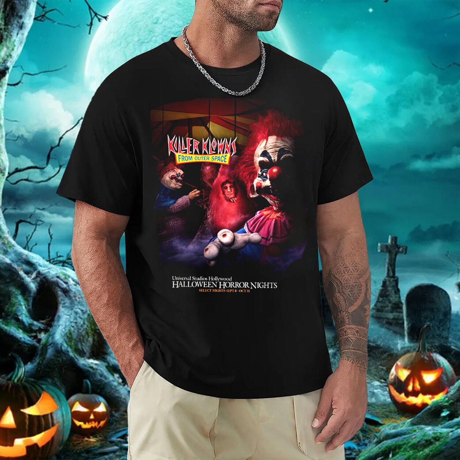 HHN 2024 at Ush Killer Klowns From Outer Space T-Shirt Gift Full Size S ...