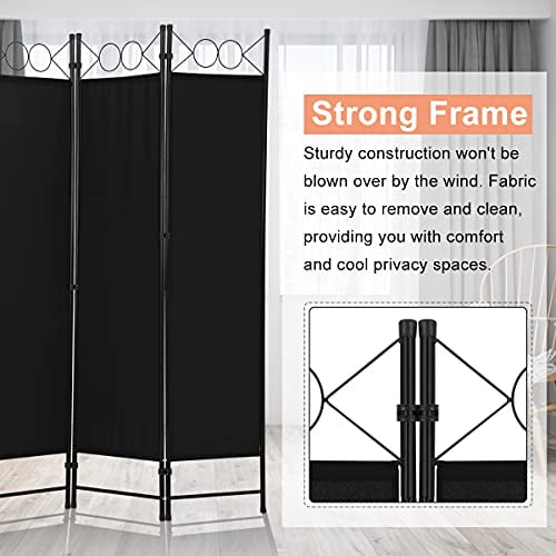 HHS Room Divider Folding Privacy Screens Room Seperating Office ...