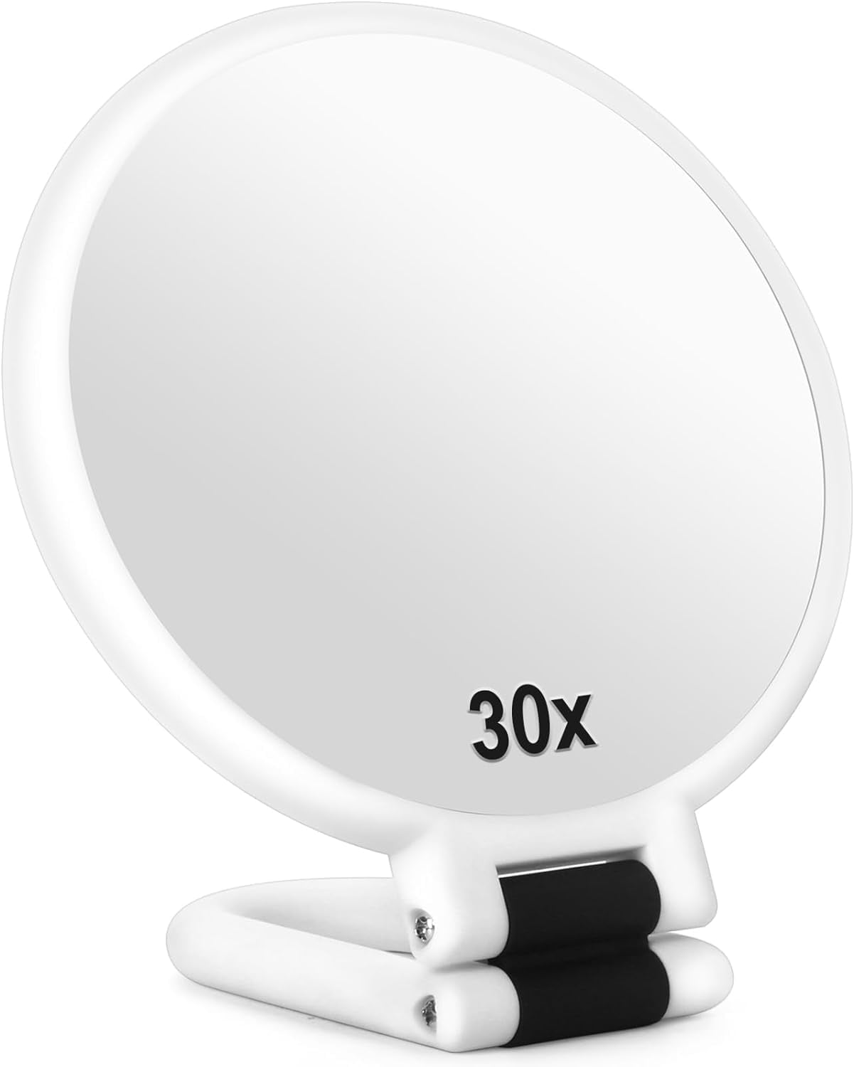 HHY 30x Magnifying Mirror, Travel Hand Mirrors with Handle - Double ...