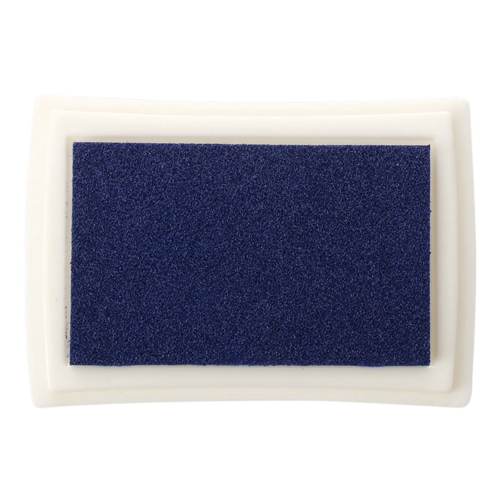 HHY Blue Ink Pad Inkpad Rubber Stamp Finger Print Craft Non- - Walmart.com
