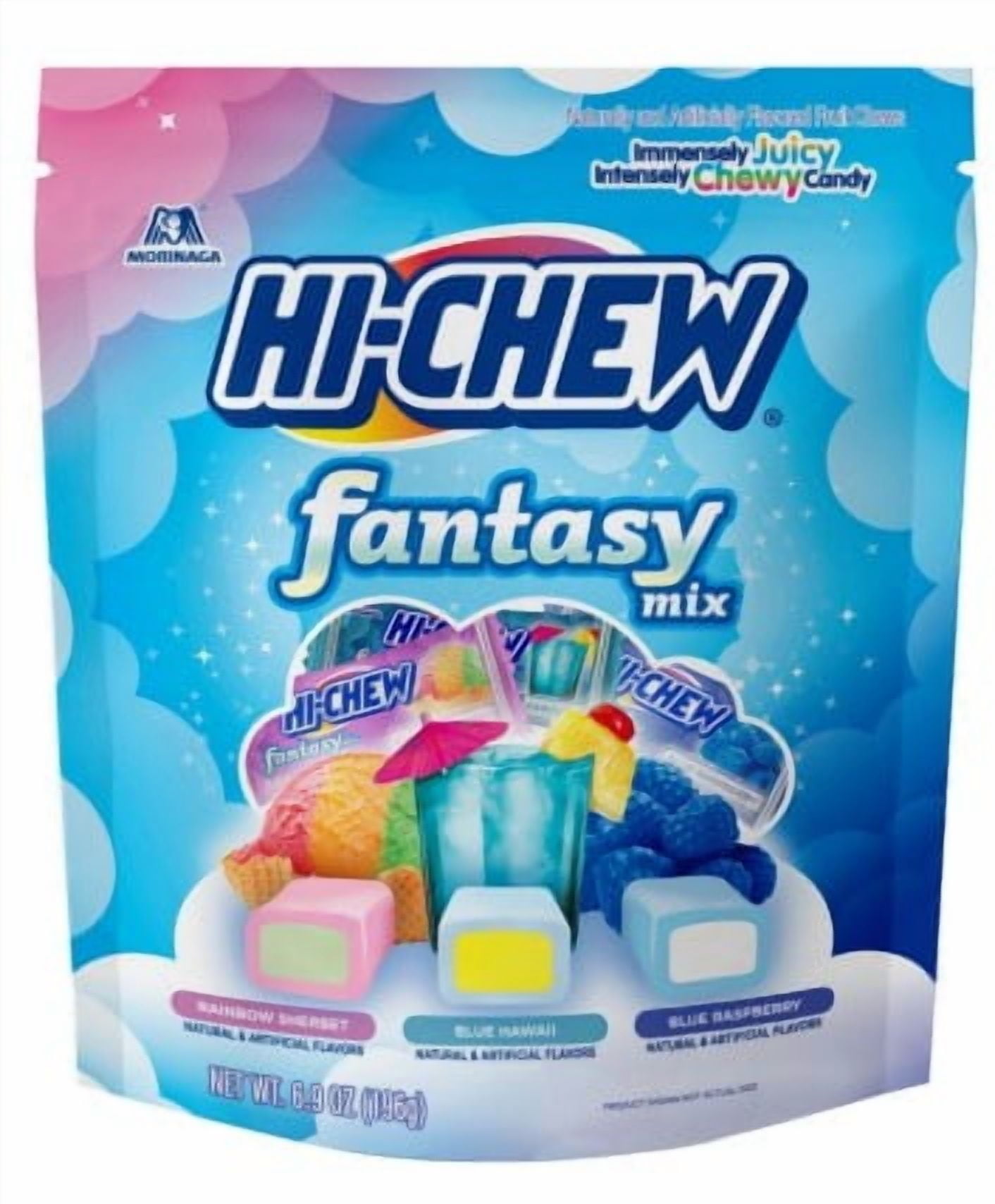 HI-CHEW Fantasy Mix Chewy Candy, 6.9 oz Stand-Up Pouch, Fruity & Chewy ...