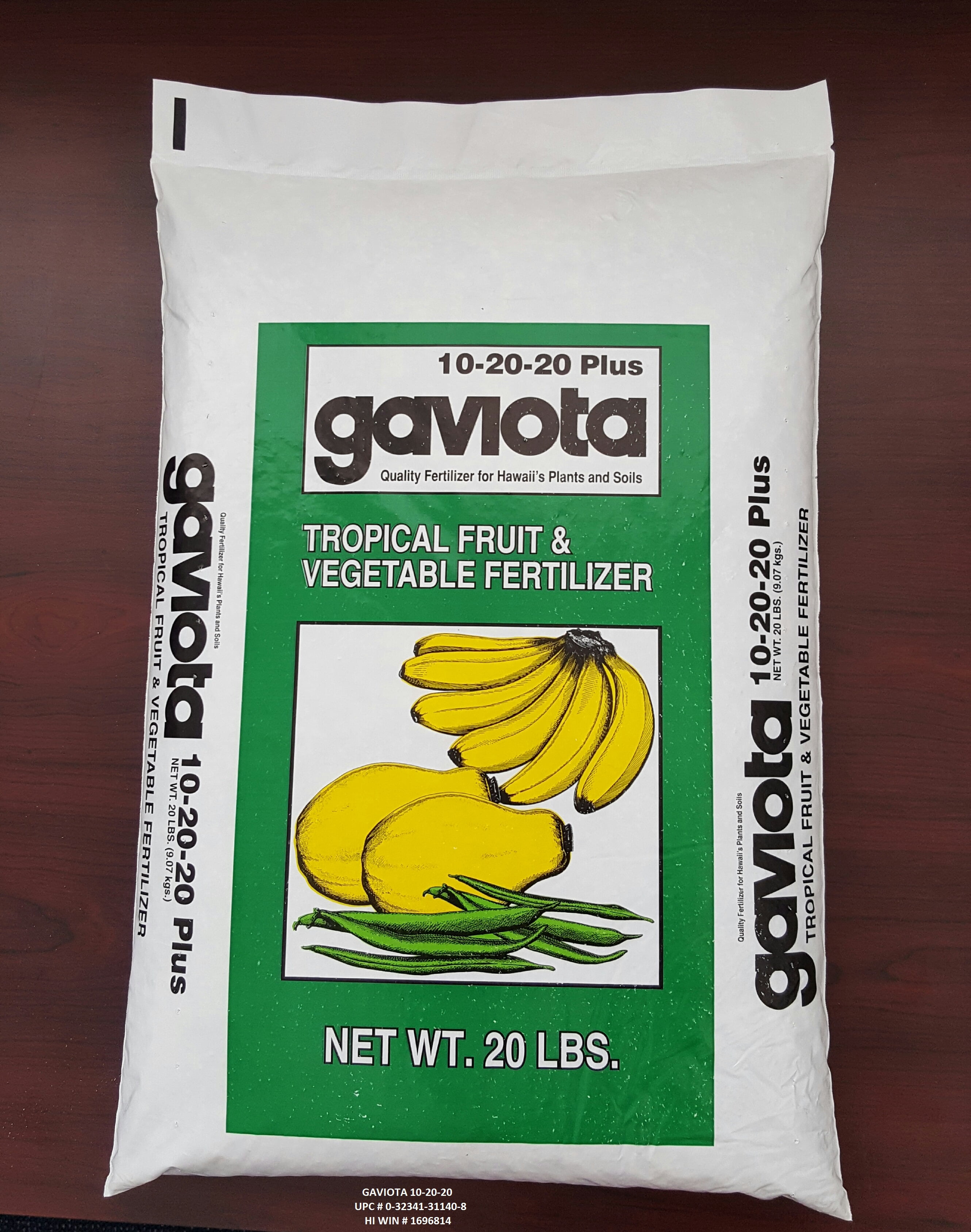 Gaviota Fruit and Vegetable Synthetic Fertilizer, 20 lbs - Walmart.com
