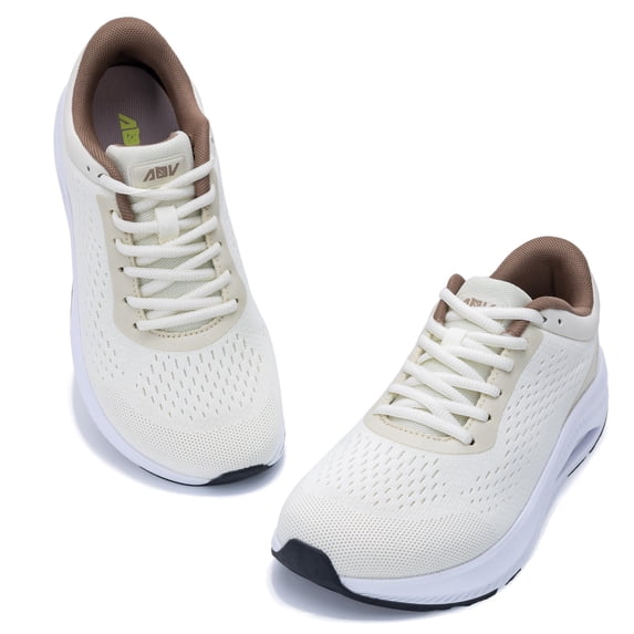 HI HATIDE Women's Wide Toe Box Orthopedic Walking Shoes with Arch ...