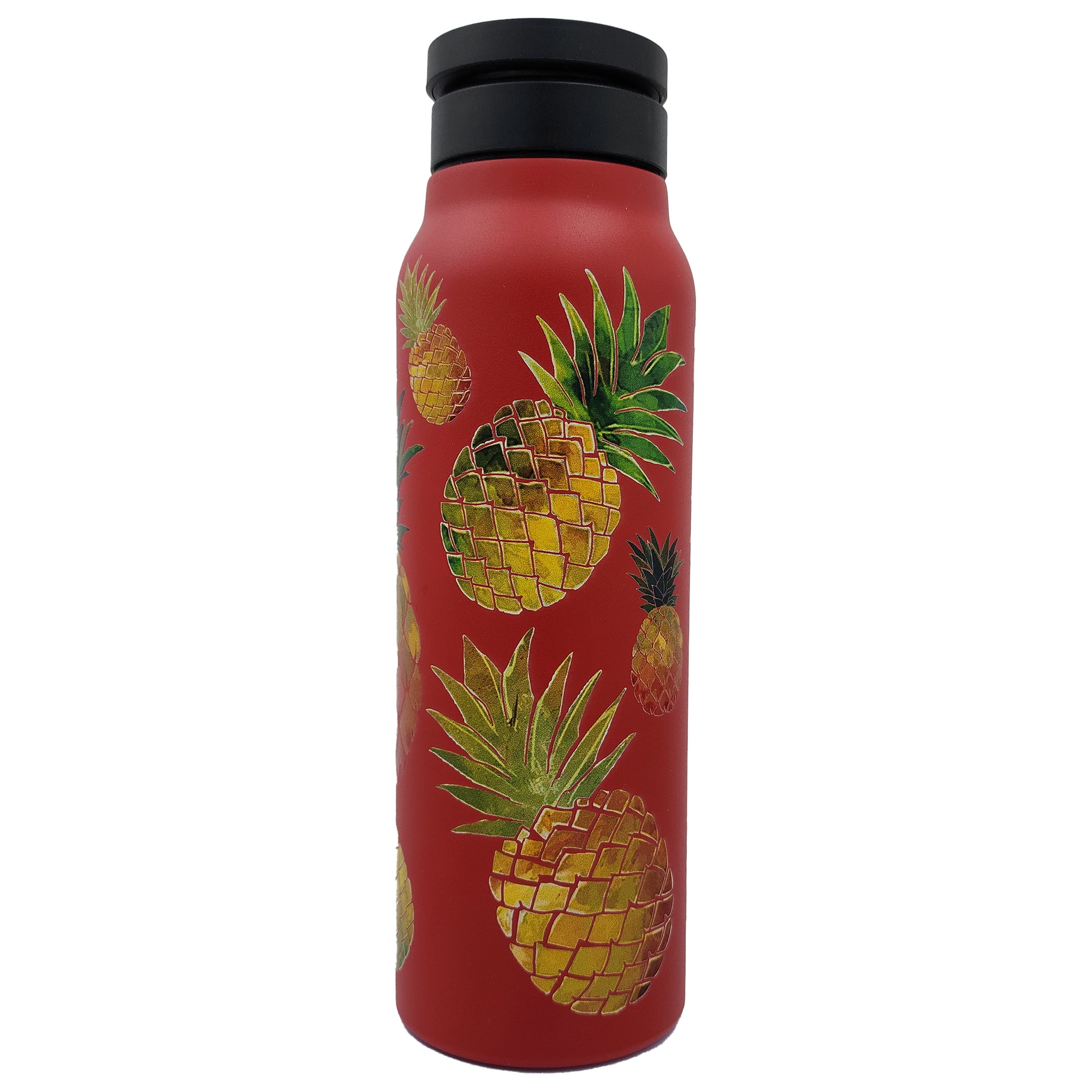 HI HPI Mag Bottle 24 oz Red Hawaiian Pineapple Stainless Steel Phone ...