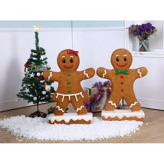 HI-LINE GIFT LTD. GINGERBREAD BOY STATUE - Walmart.com