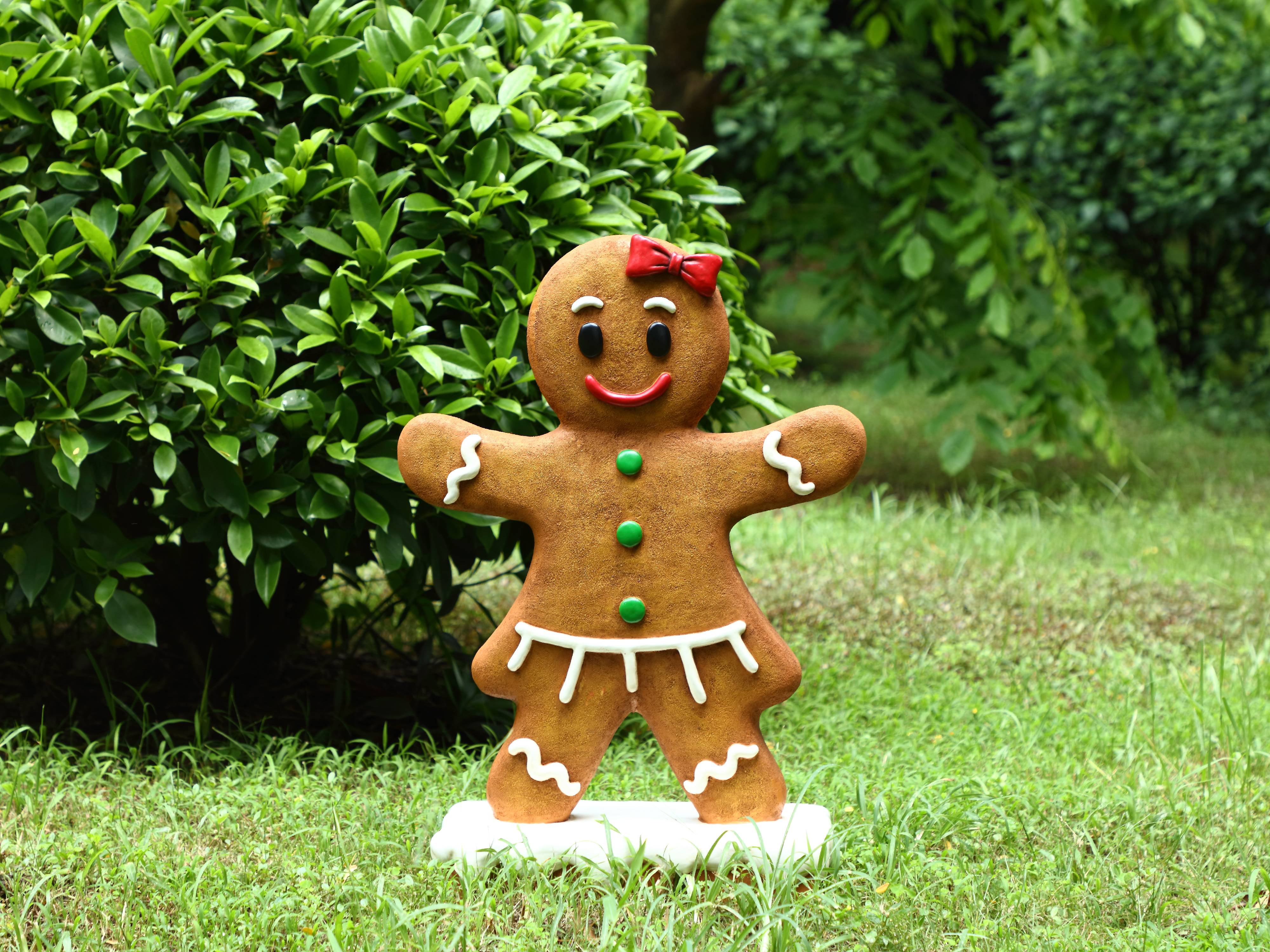 HI-LINE GIFT LTD. GINGERBREAD GIRL STATUE - Walmart.com