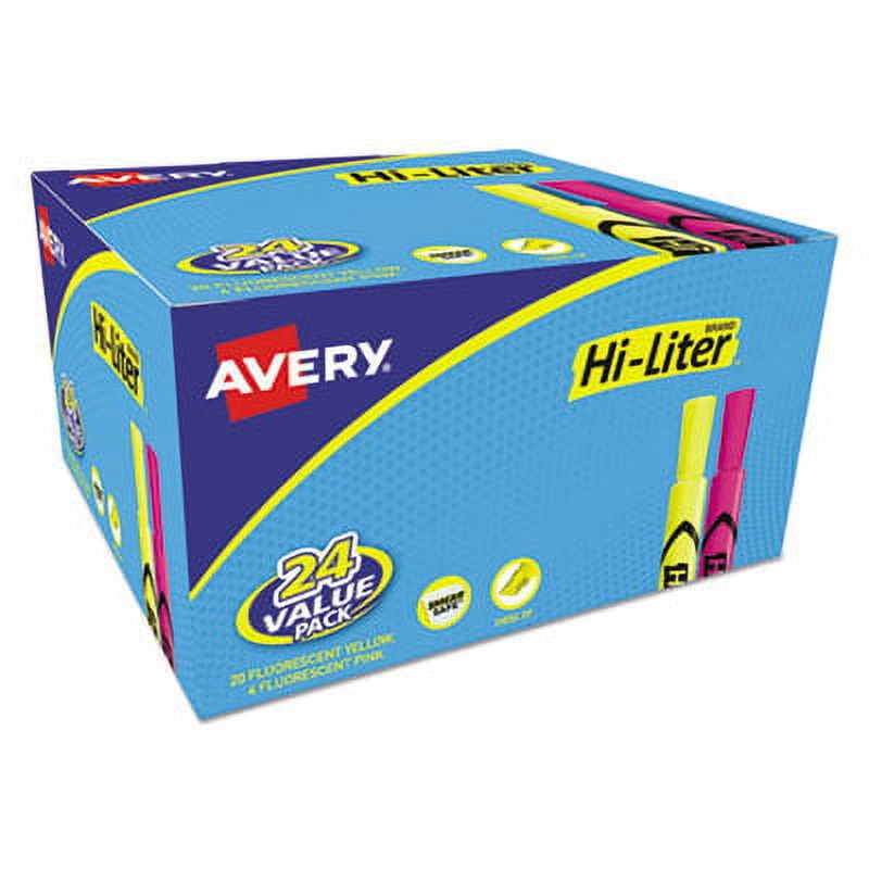 HI-LITER-1PK HI-LITER Desk-Style Highlighter Value Pack, Assorted Ink ...
